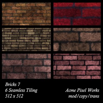 Second Life Marketplace - Textures - Bricks 7